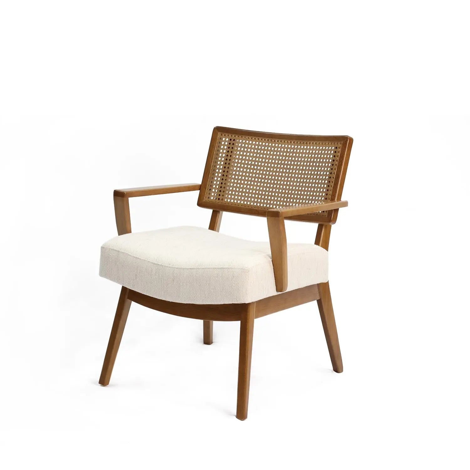 Reembalado - Poltrona Munique Natural - Linho Bege – Dock2